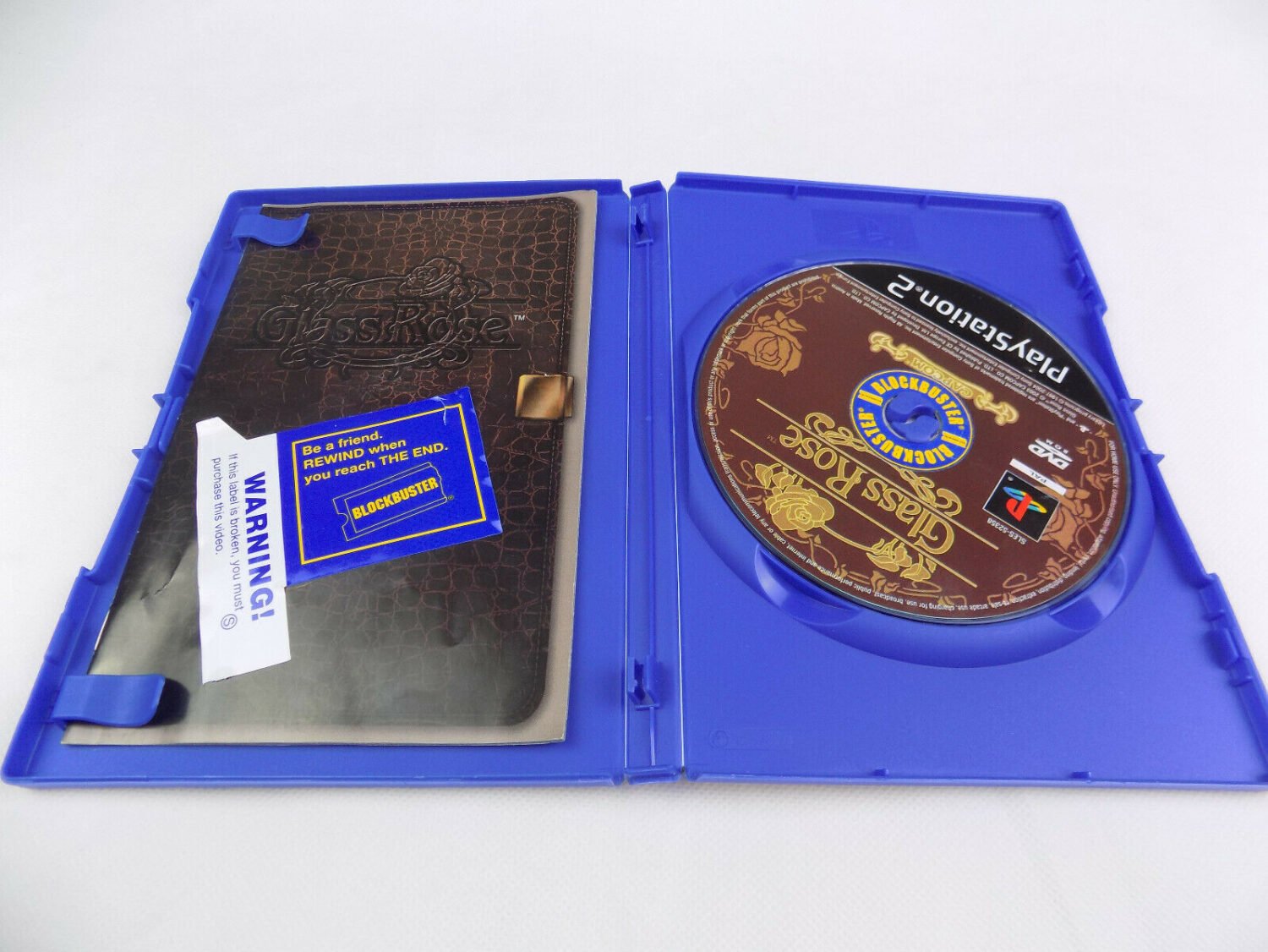 Mint Disc Playstation 2 Ps2 Glass Rose Very Rare – Inc Manual ...