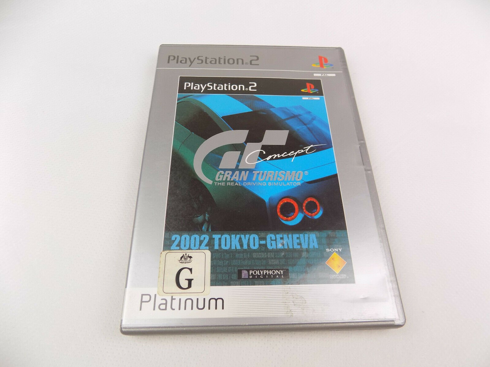Mint Disc Playstation 2 Ps2 Platinum Gran Turismo Concept 2002 Tokyo ...
