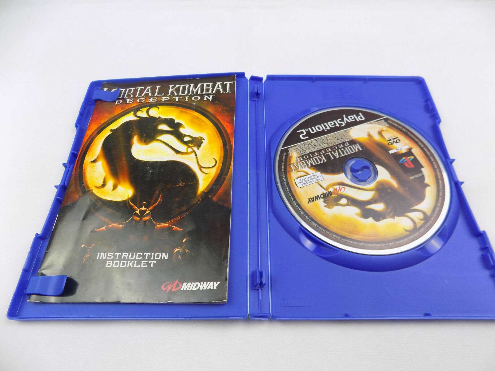 Mint Disc Playstation 2 Ps2 Mortal Kombat Deception - Inc Manual ...