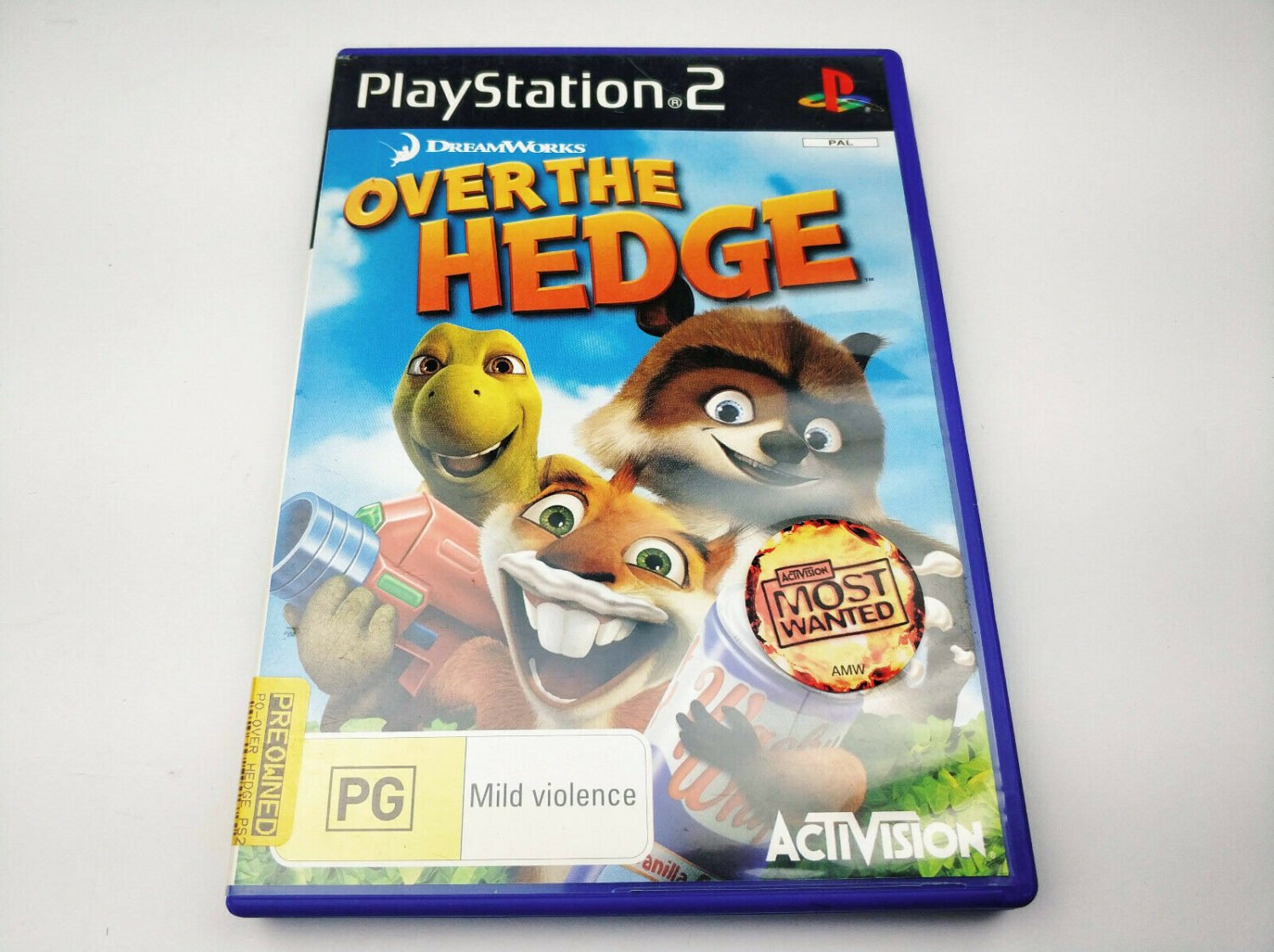 Mint Disc Playstation 2 Ps2 Over The Hedge - Inc Manual - Starboard Games