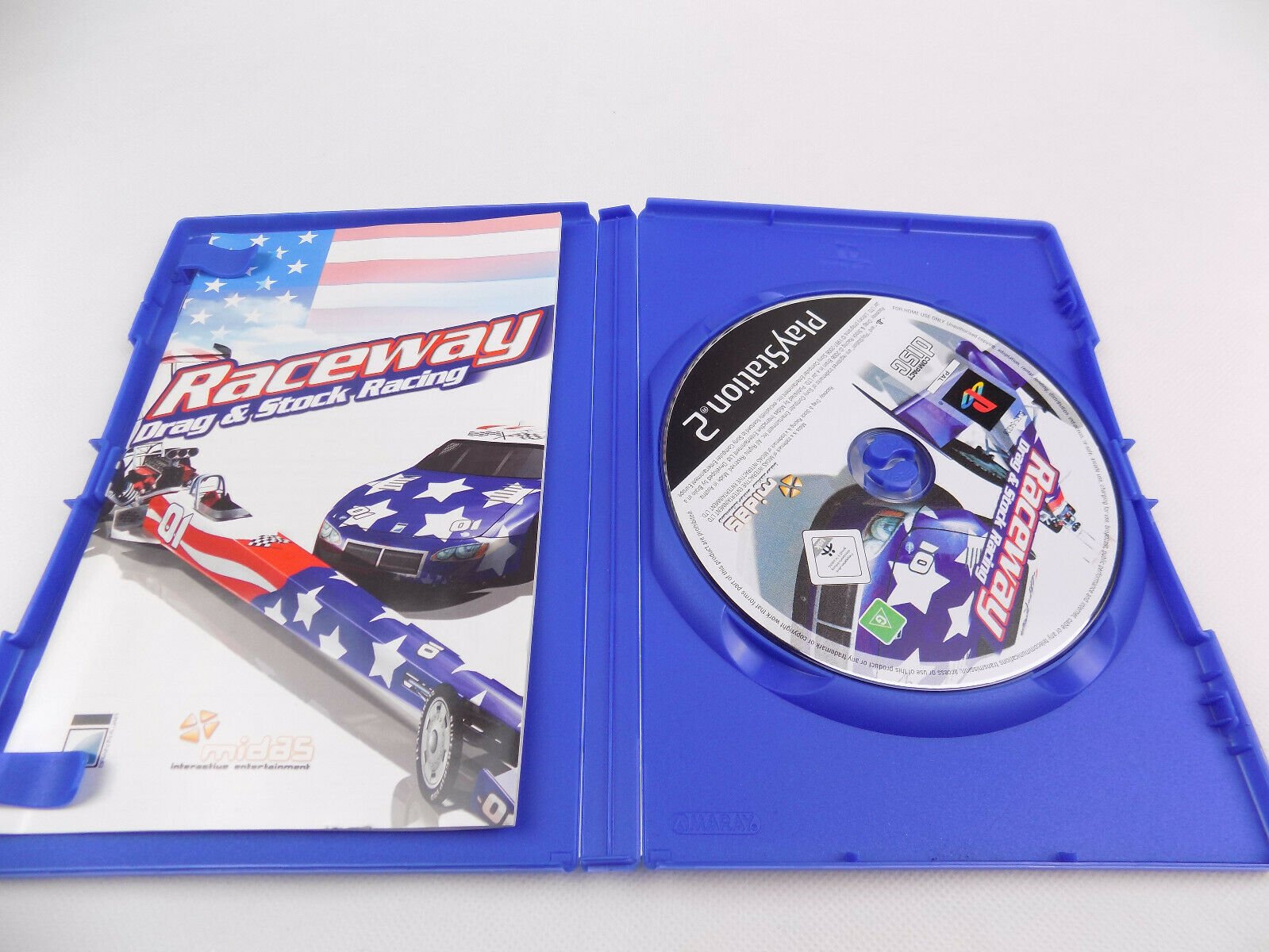 Mint Disc Playstation 2 Ps2 Raceway Drag & Stock Racing - Inc Manual ...