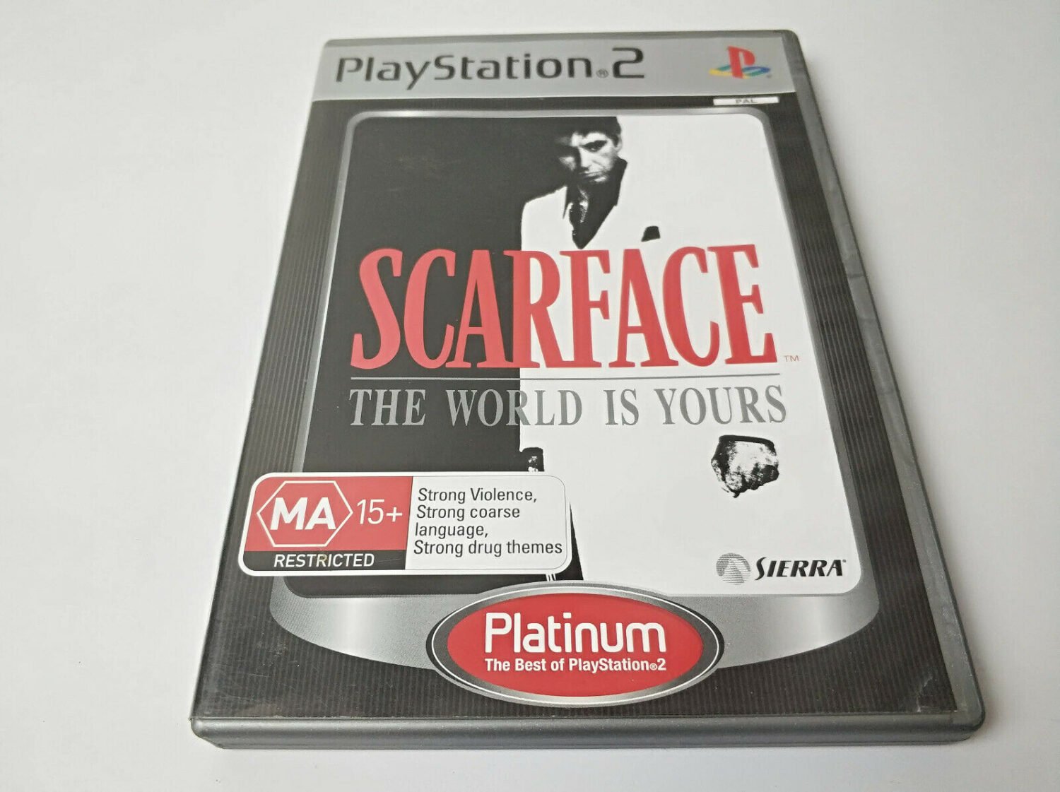 Mint Disc Playstation 2 Ps2 Platinum Scarface The World is Yours - Inc ...