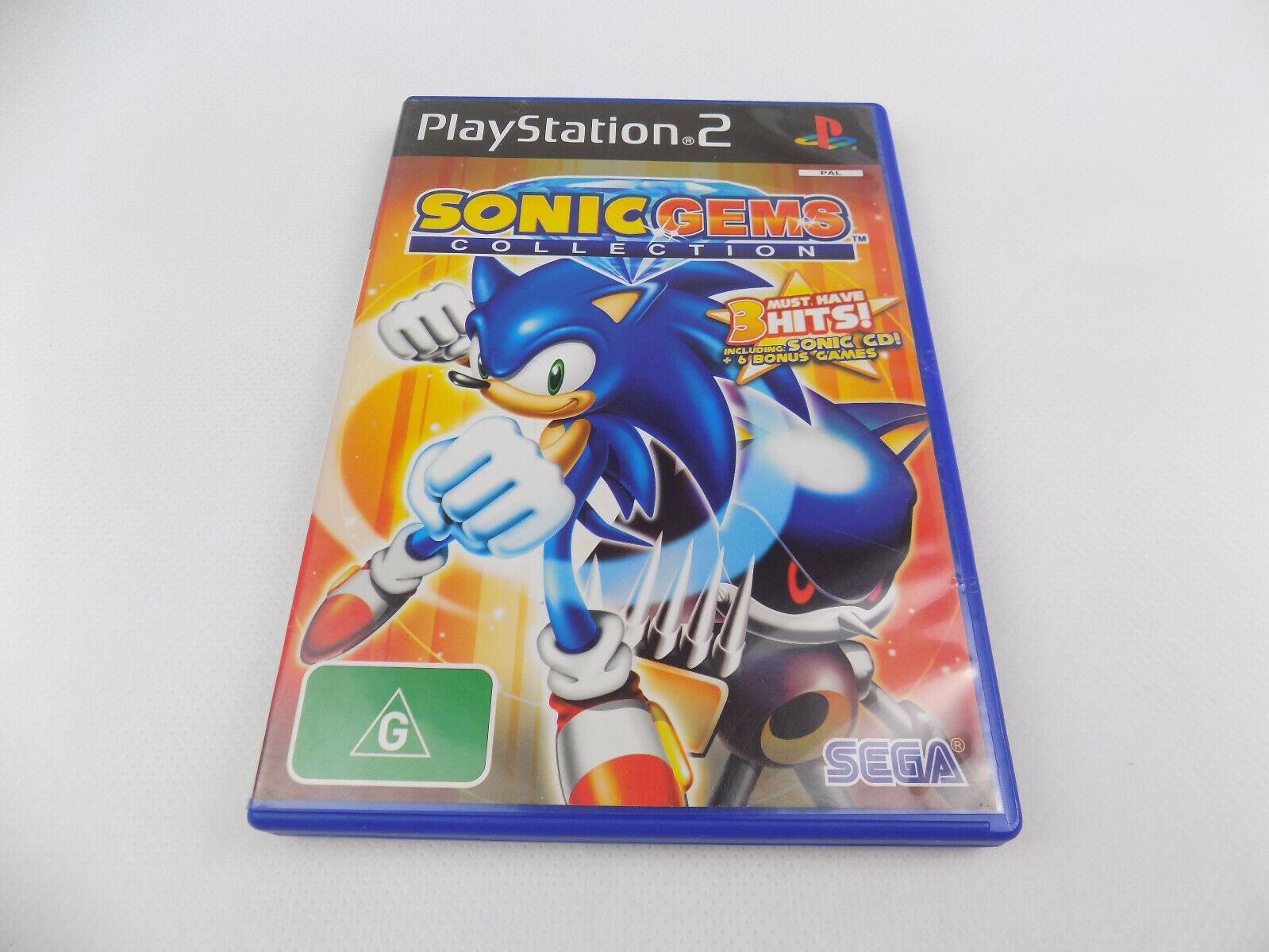 Mint Disc Playstation 2 Ps2 Sonic Gems Collection – Inc Manual Free ...