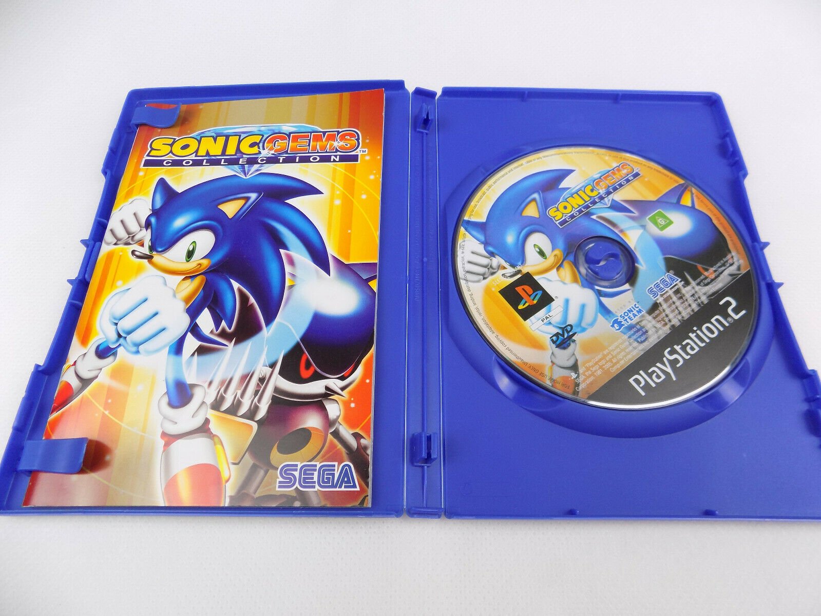 Mint Disc Playstation 2 Ps2 Sonic Gems Collection – Inc Manual Free ...