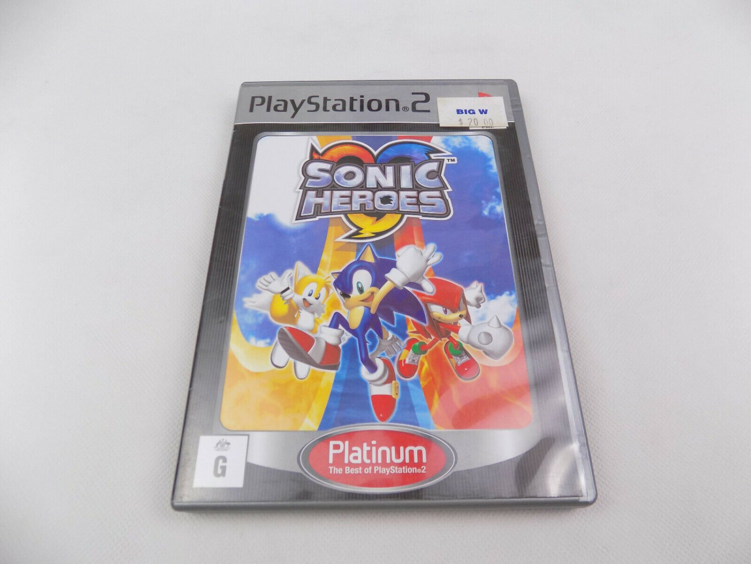 Mint Disc Playstation 2 Ps2 Platinum Sonic Heroes - Inc Manual ...