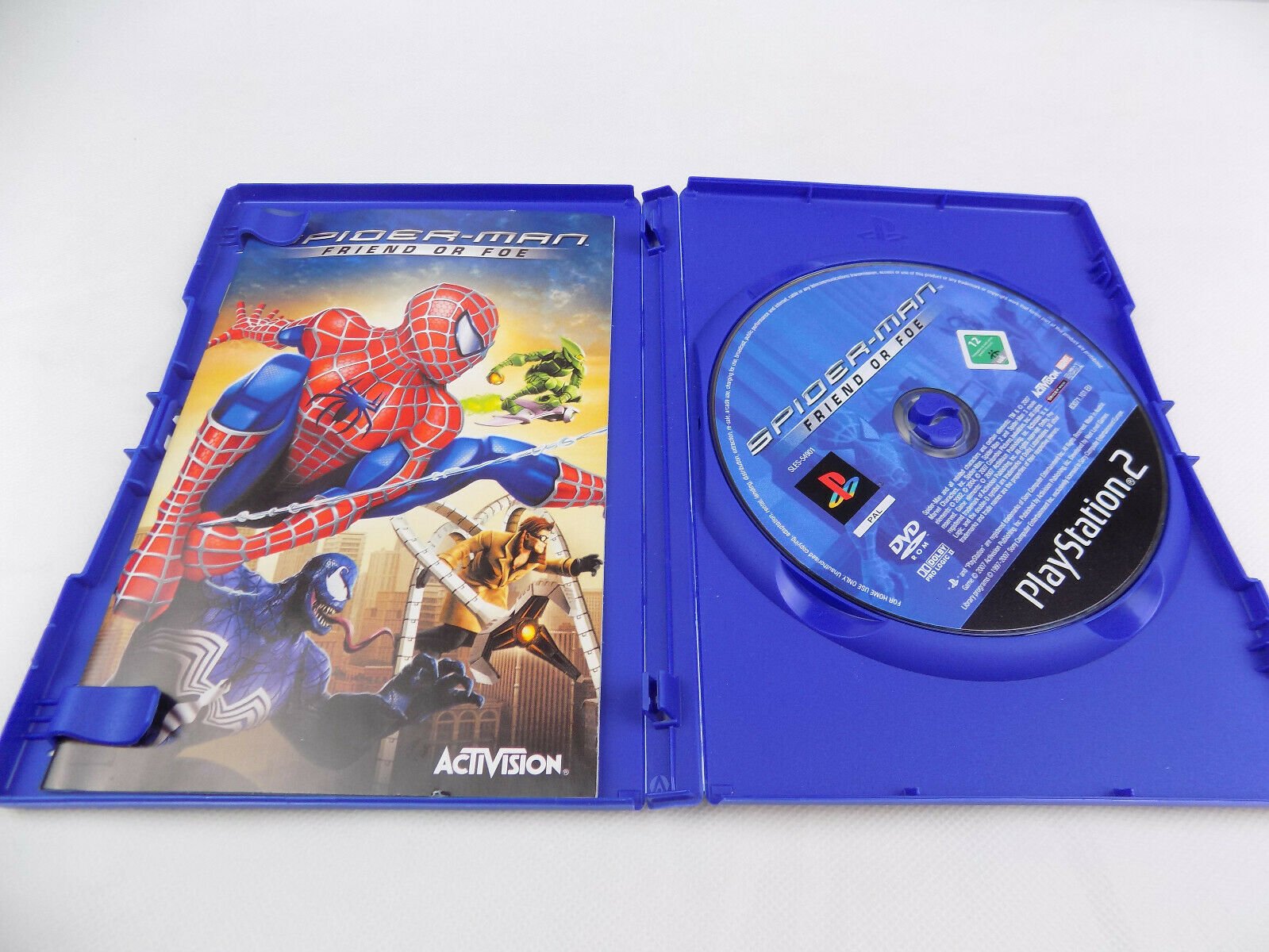 Mint Disc Playstation 2 Ps2 Spider-Man Friend Or Foe Spider Man - Inc ...