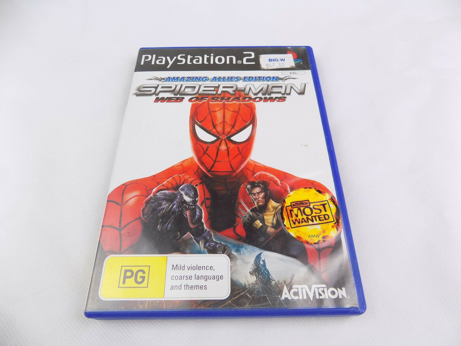 Mint Disc Playstation 2 Ps2 Spiderman - Web of Shadows Spider-Man - Inc ...