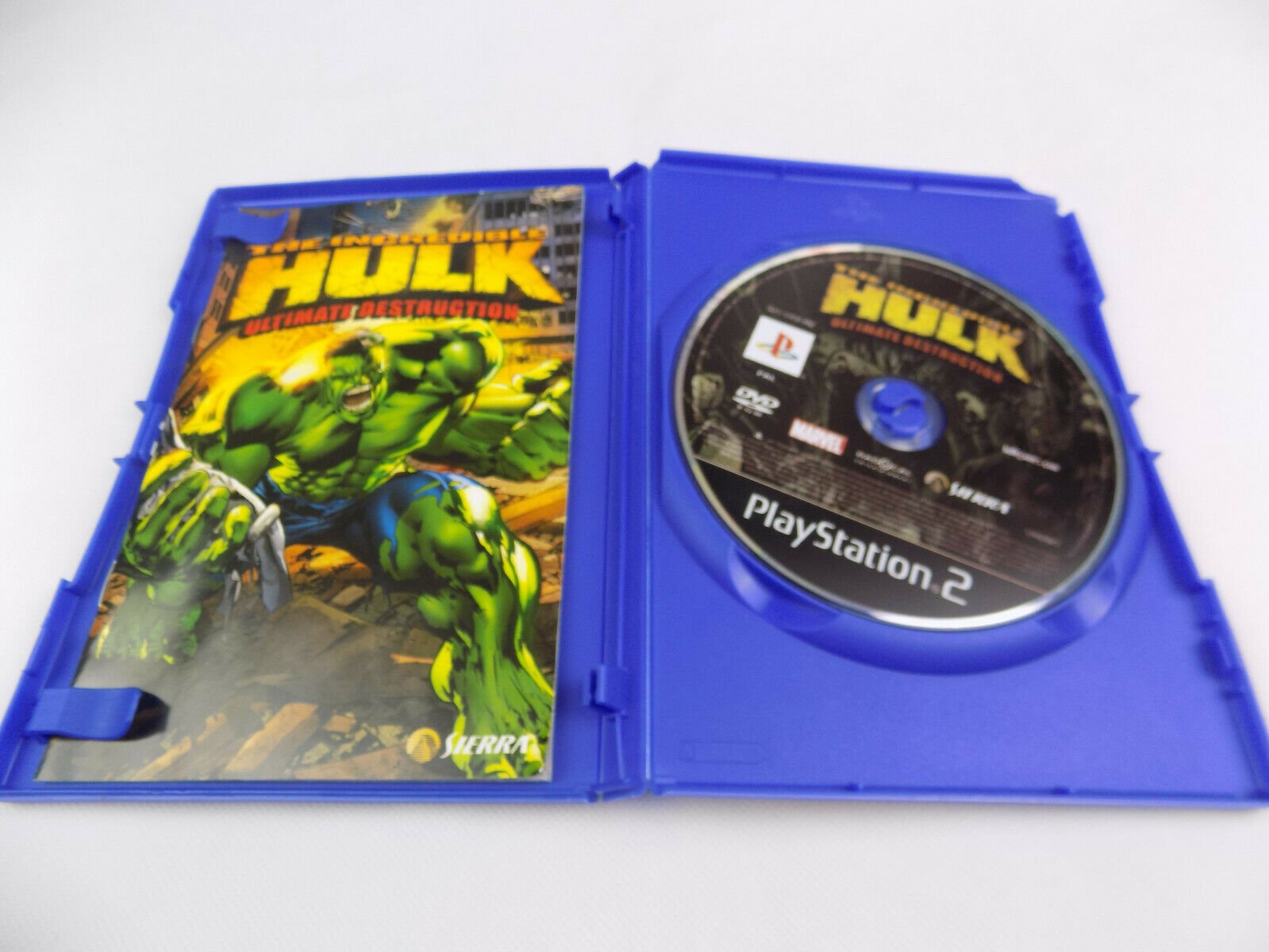 Mint Disc Playstation 2 Ps2 The Incredible Hulk Ultimate Destruction ...