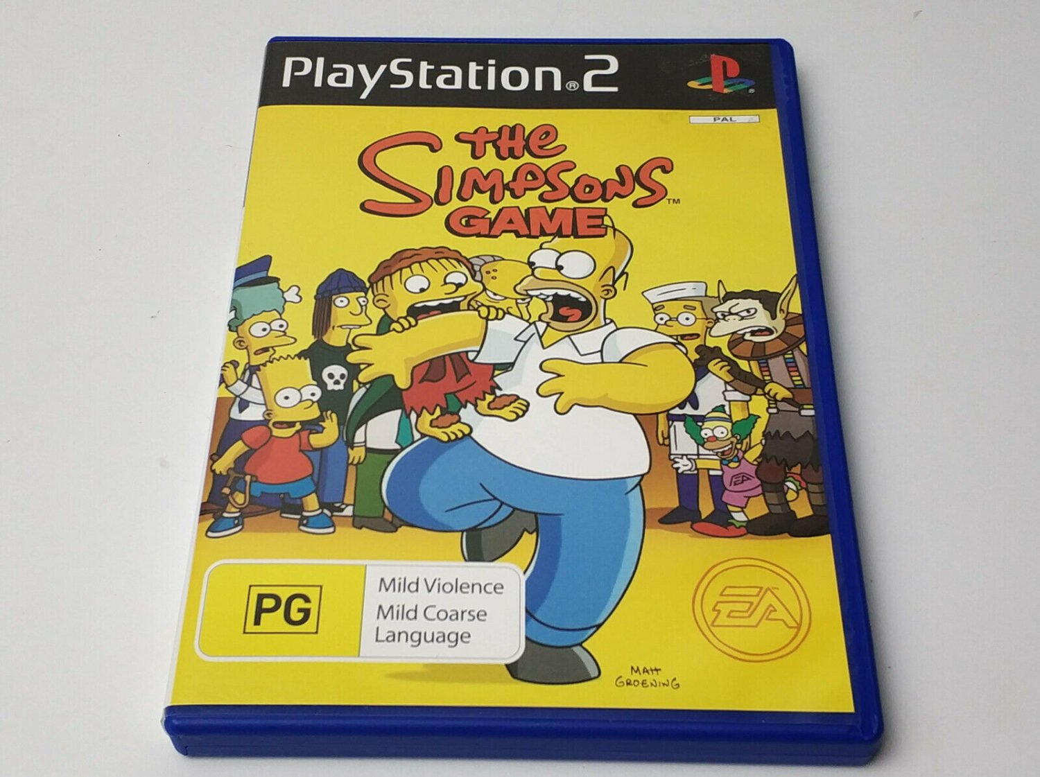 Mint Disc Playstation 2 Ps2 The Simpsons Game – Inc Manual - Starboard ...
