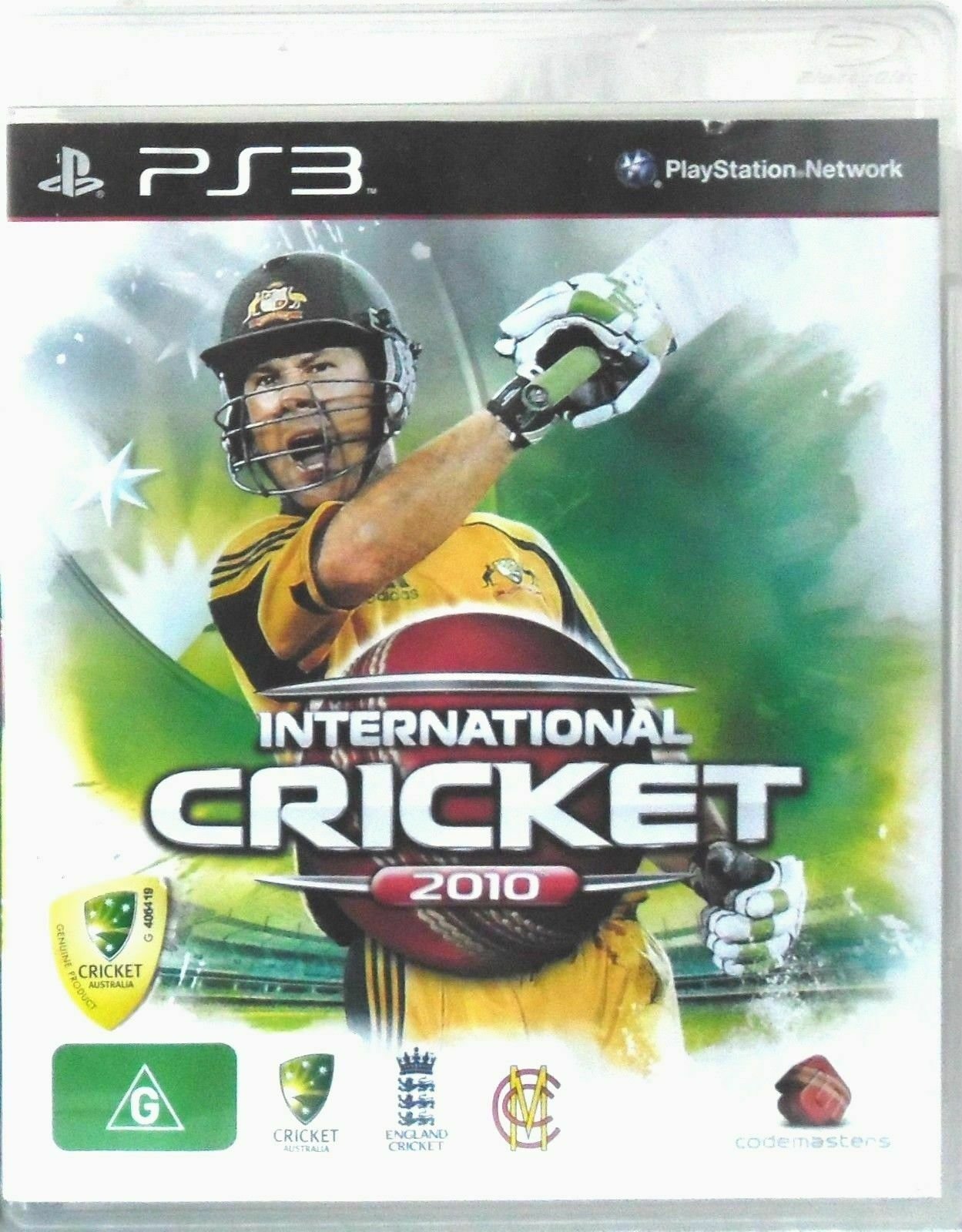 Mint Disc Playstation 3 Ps3 International Cricket 2010 2k10 10 - Inc ...