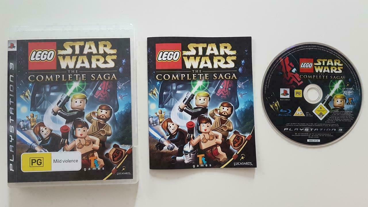 Mint Disc Playstation 3 Ps3 LEGO Star Wars The Complete Saga - Inc ...