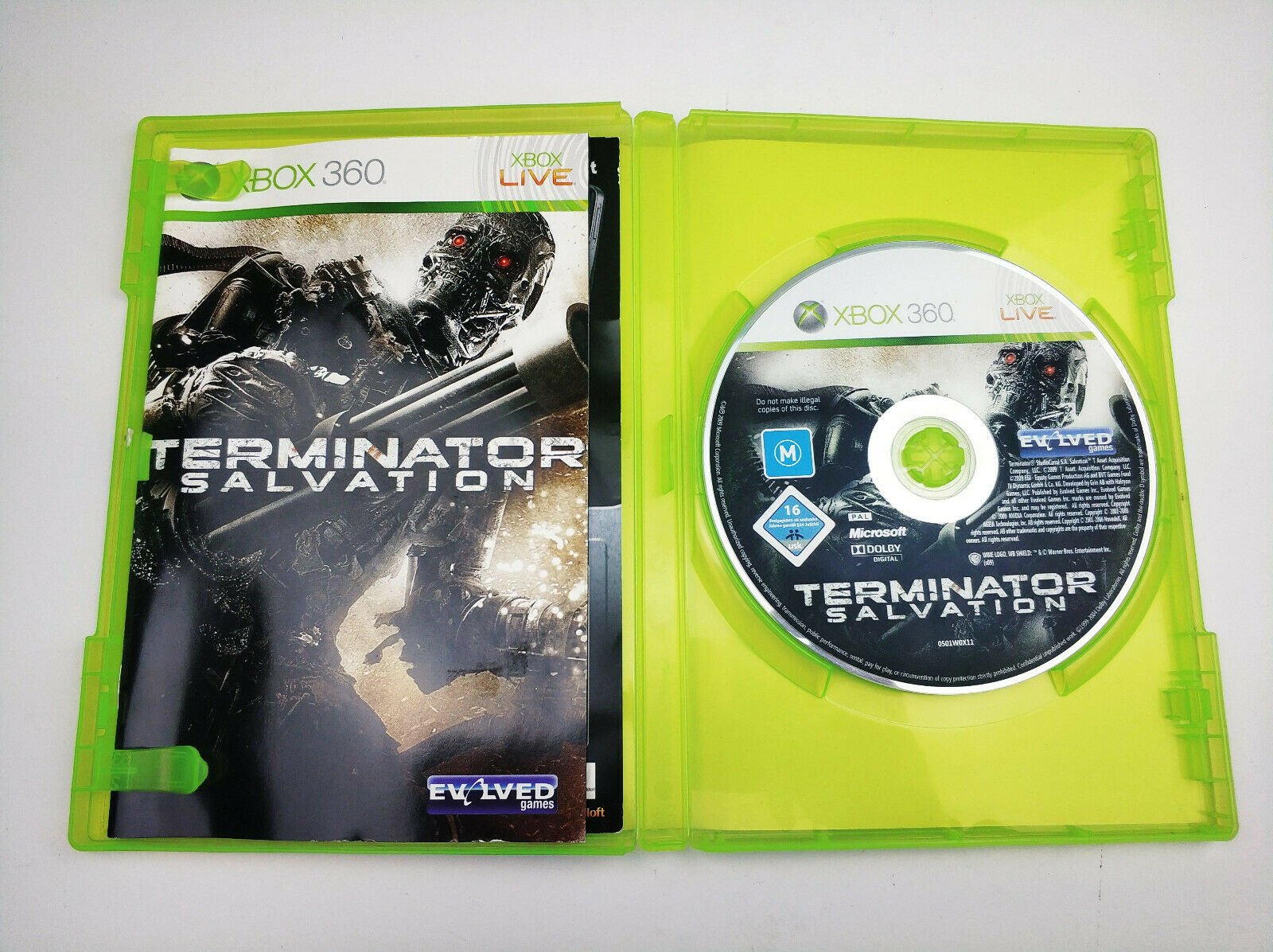 Mint Disc Xbox 360 Terminator Salvation - Inc Manual - Starboard Games