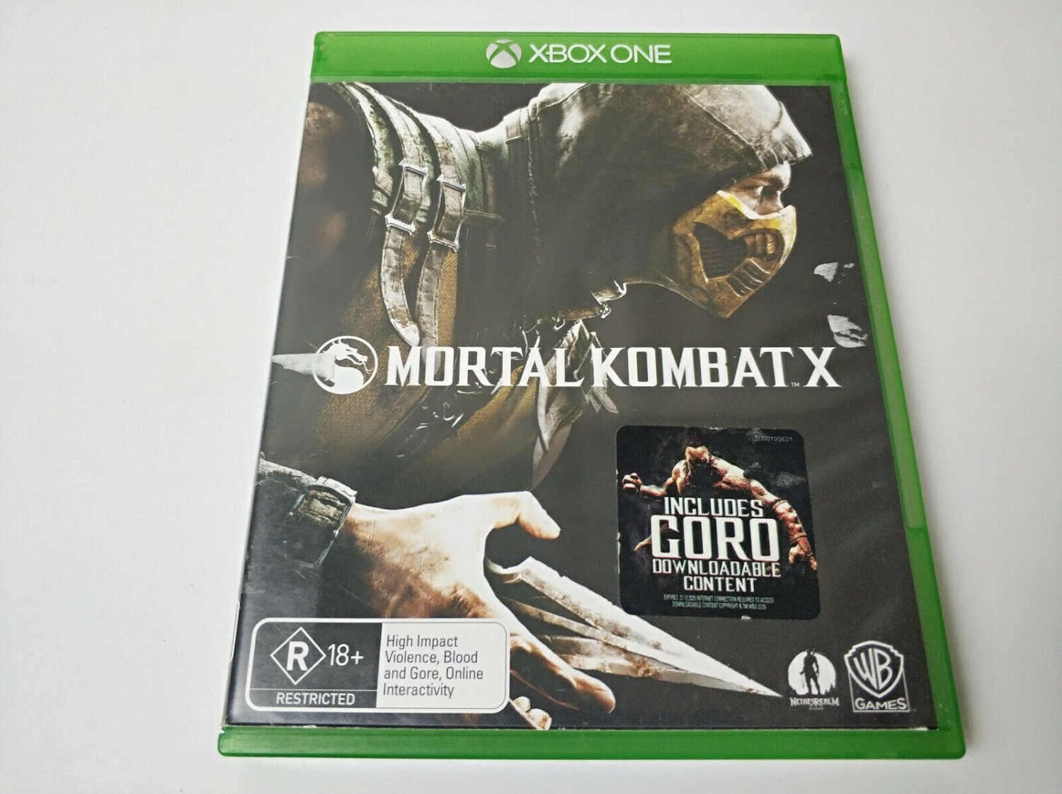 Mint Disc Xbox One Mortal Kombat X - Starboard Games
