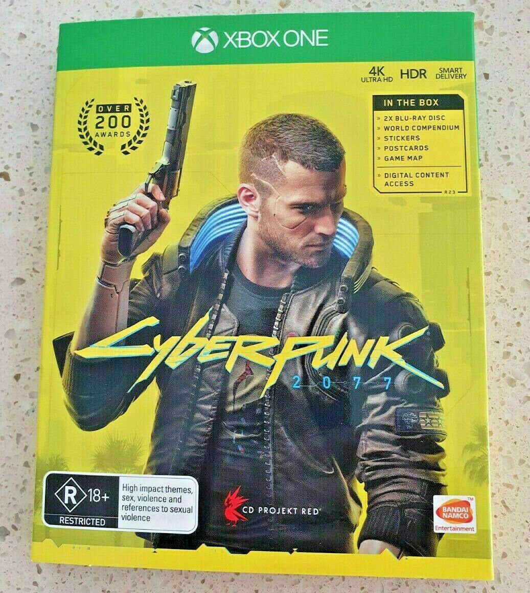 Mint Disc Xbox One Cyberpunk 2077 Day One Edition - Free Postage ...