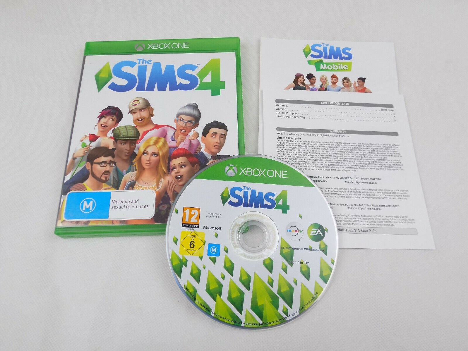 Mint Disc Xbox One Sims 4 IV Free Postage - Starboard Games
