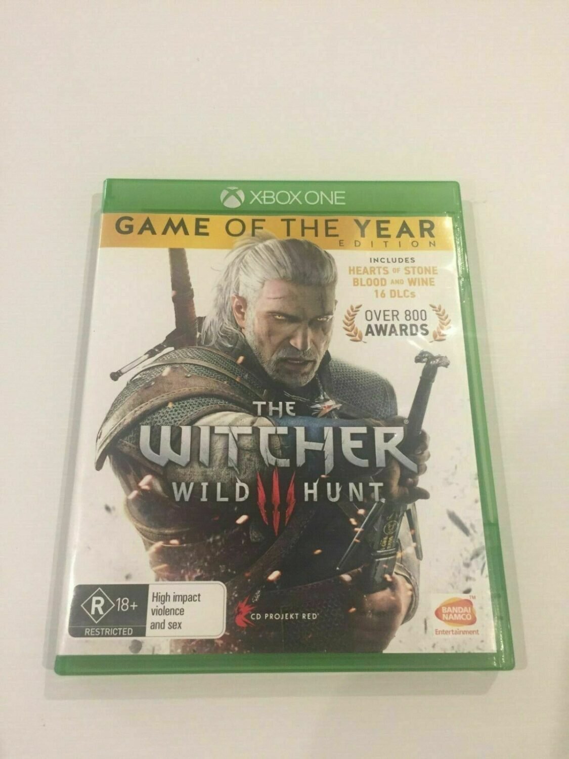 Mint Disc Xbox One The Witcher 3 III Wild Hunt Game of the Year Edition ...