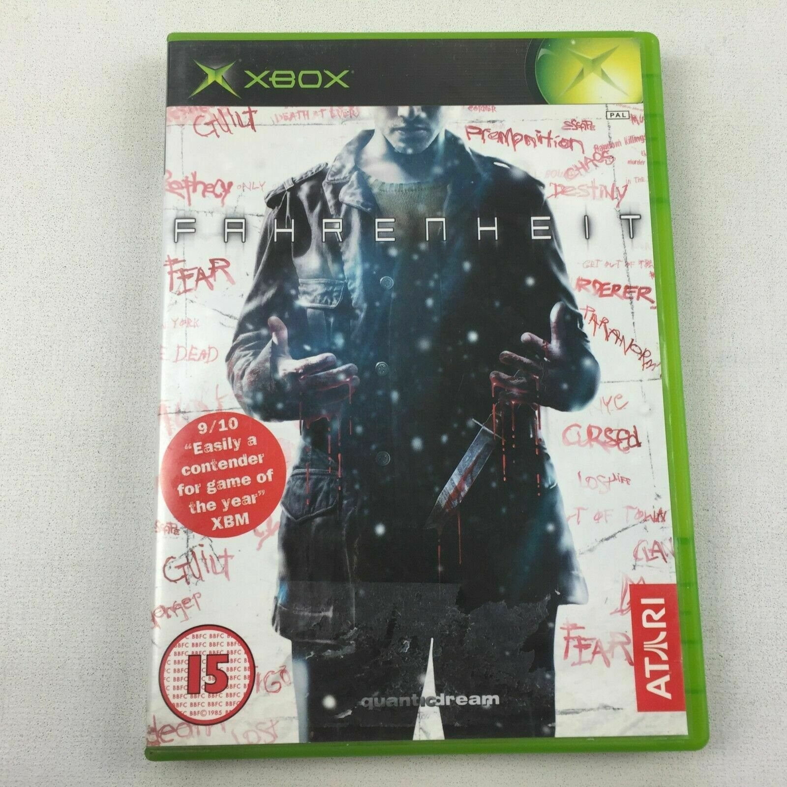 Mint Disc Xbox Original Fahrenheit - Inc Manual - Starboard Games