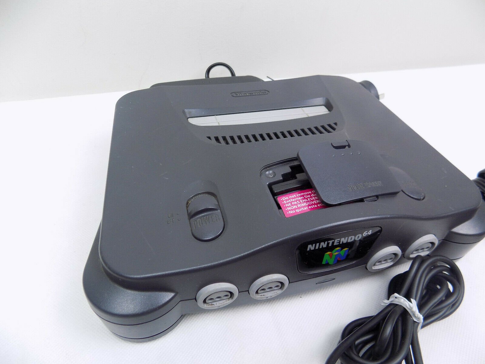 Nintendo 64 Console Bundle N64 + Genuine Controller + AV + Power Cables ...