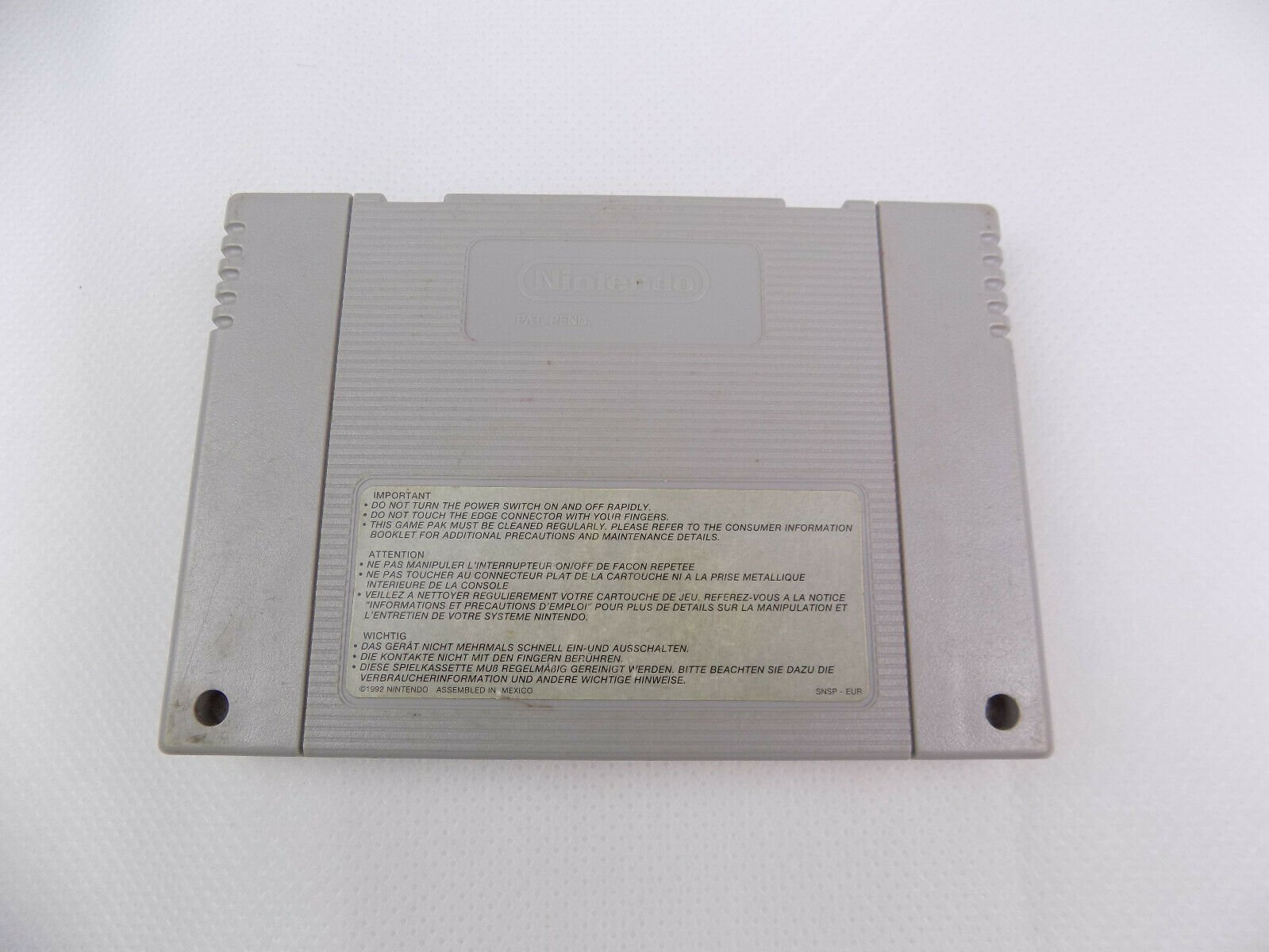 SNES Super Nintendo Arcade’s Greatest Hits The Atari Collection 1 Like ...