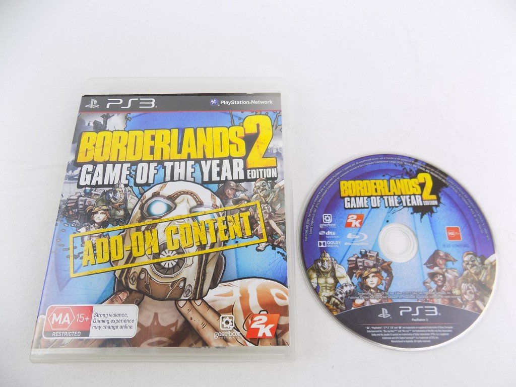 Mint Disc Playstation 3 Ps3 Borderlands 2: Game of the Year Edition ...