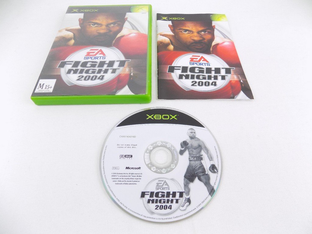 Mint Disc Xbox Original Fight Night 2004 04 - Starboard Games