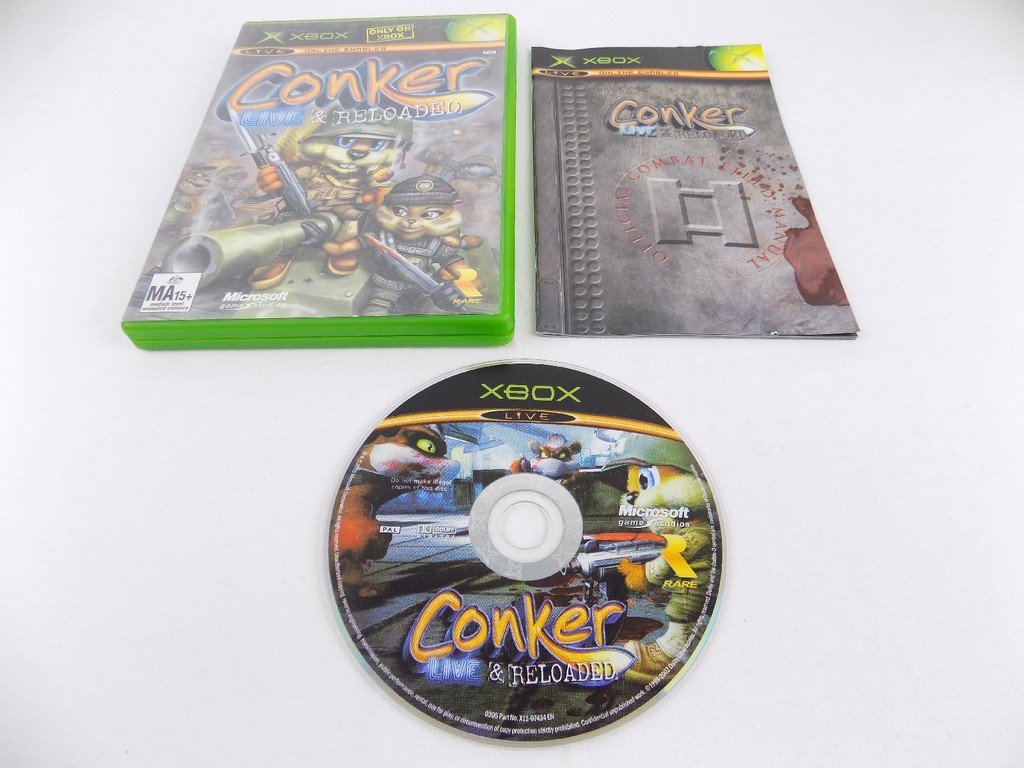 Mint Disc Xbox Original Conker Live and Reloaded - Starboard Games
