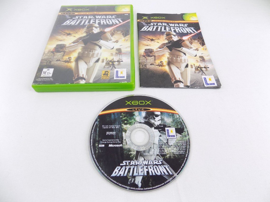 Mint Disc Xbox Original Star Wars Battlefront I 1 First Free Postage ...