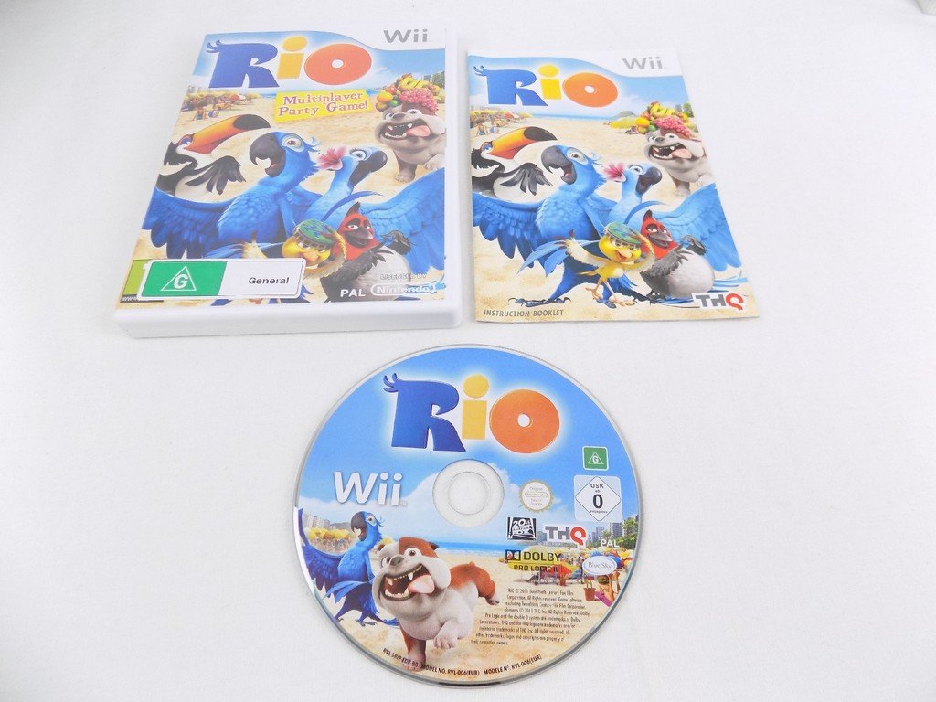 Mint Disc Nintendo Wii Rio Wii U Comp. Free Postage - Starboard Games