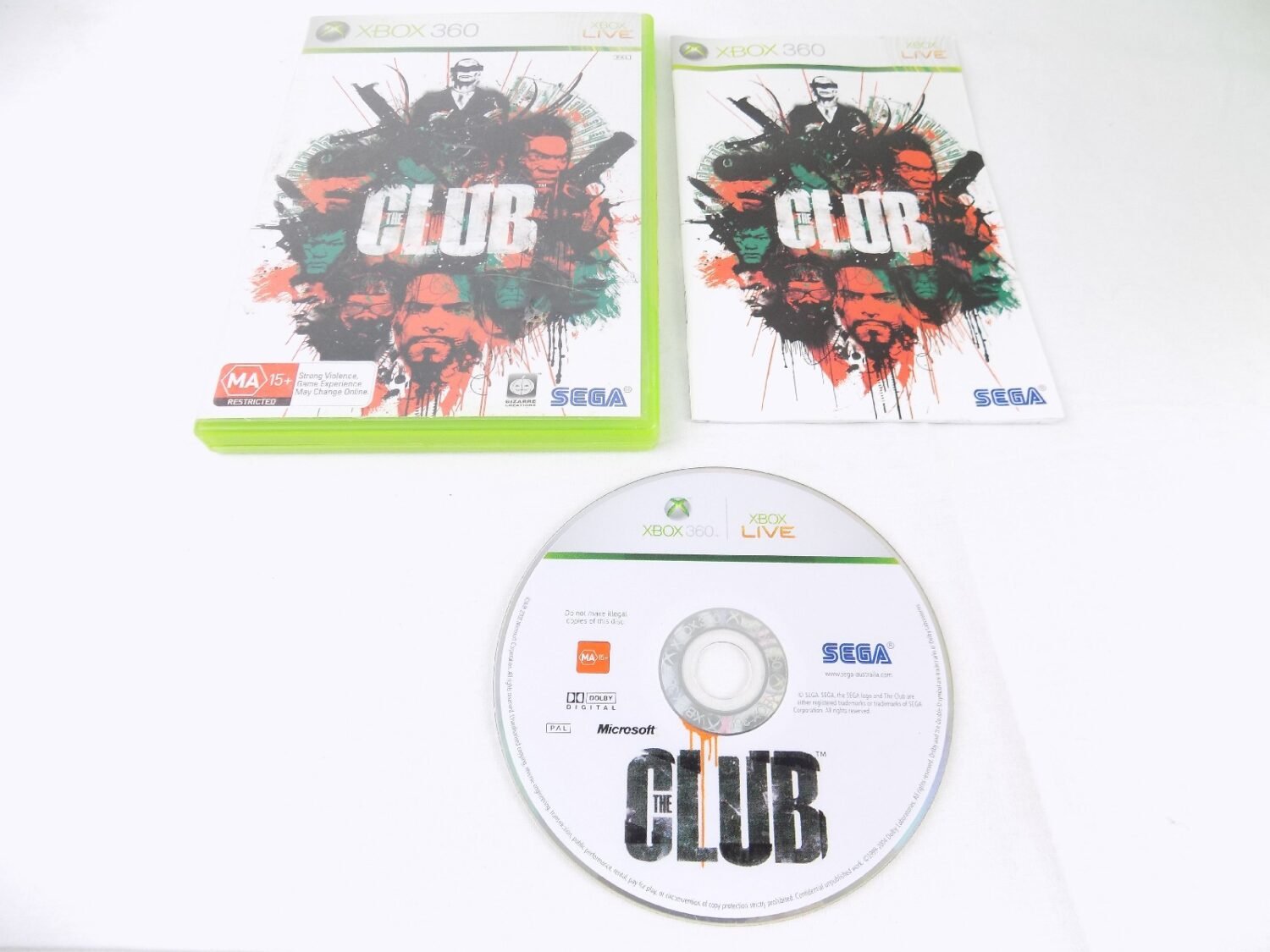 Mint Disc Xbox 360 The Club Complete Free Postage - Starboard Games