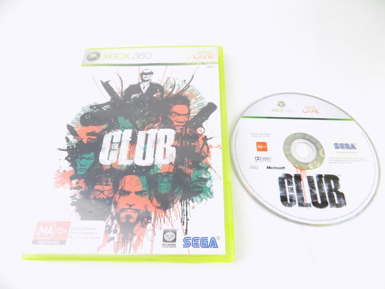 Mint Disc Xbox 360 The Club - Starboard Games