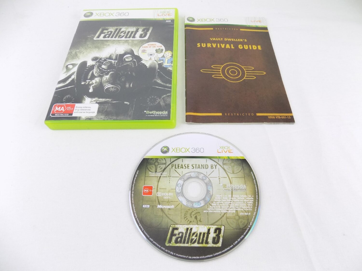 Mint Disc Xbox 360 Fallout 3 III - Starboard Games