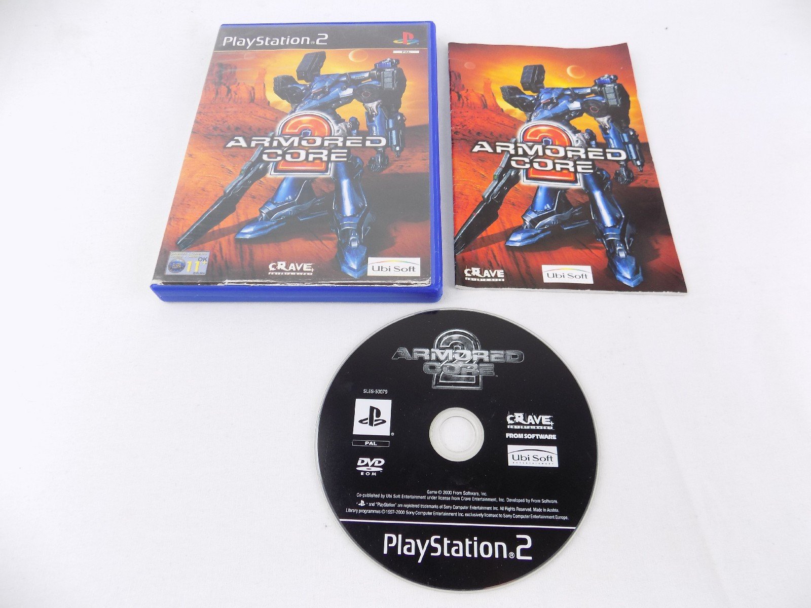 Mint Disc Playstation 2 Ps2 Armored Core 2 II - Starboard Games