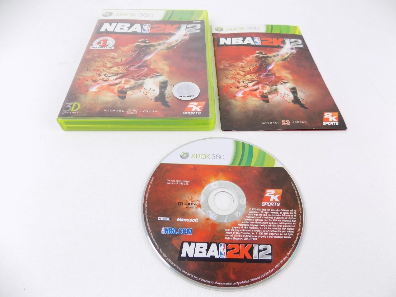 Mint Disc Xbox 360 NBA 2K12 2012 12 Free Postage - Starboard Games
