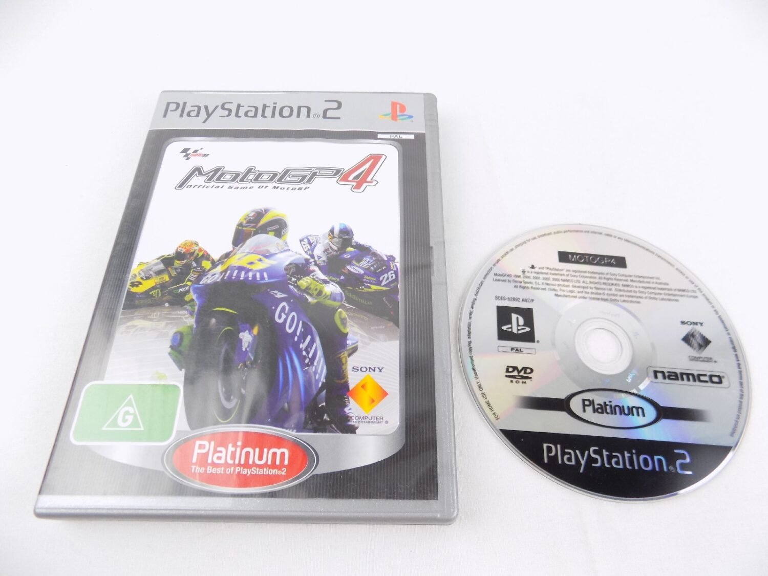 Mint Disc Playstation 2 Ps2 Platinum MotoGP 4 No Manual Free Postage ...