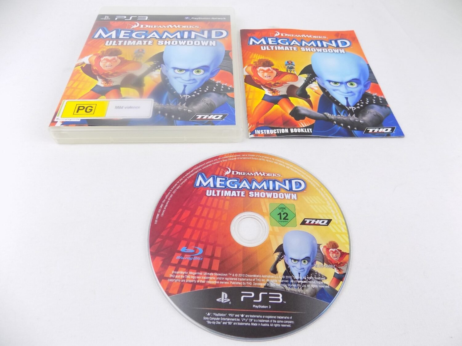 Mint Disc Playstation 3 Ps3 Megamind Ultimate Showdown Free Postage ...