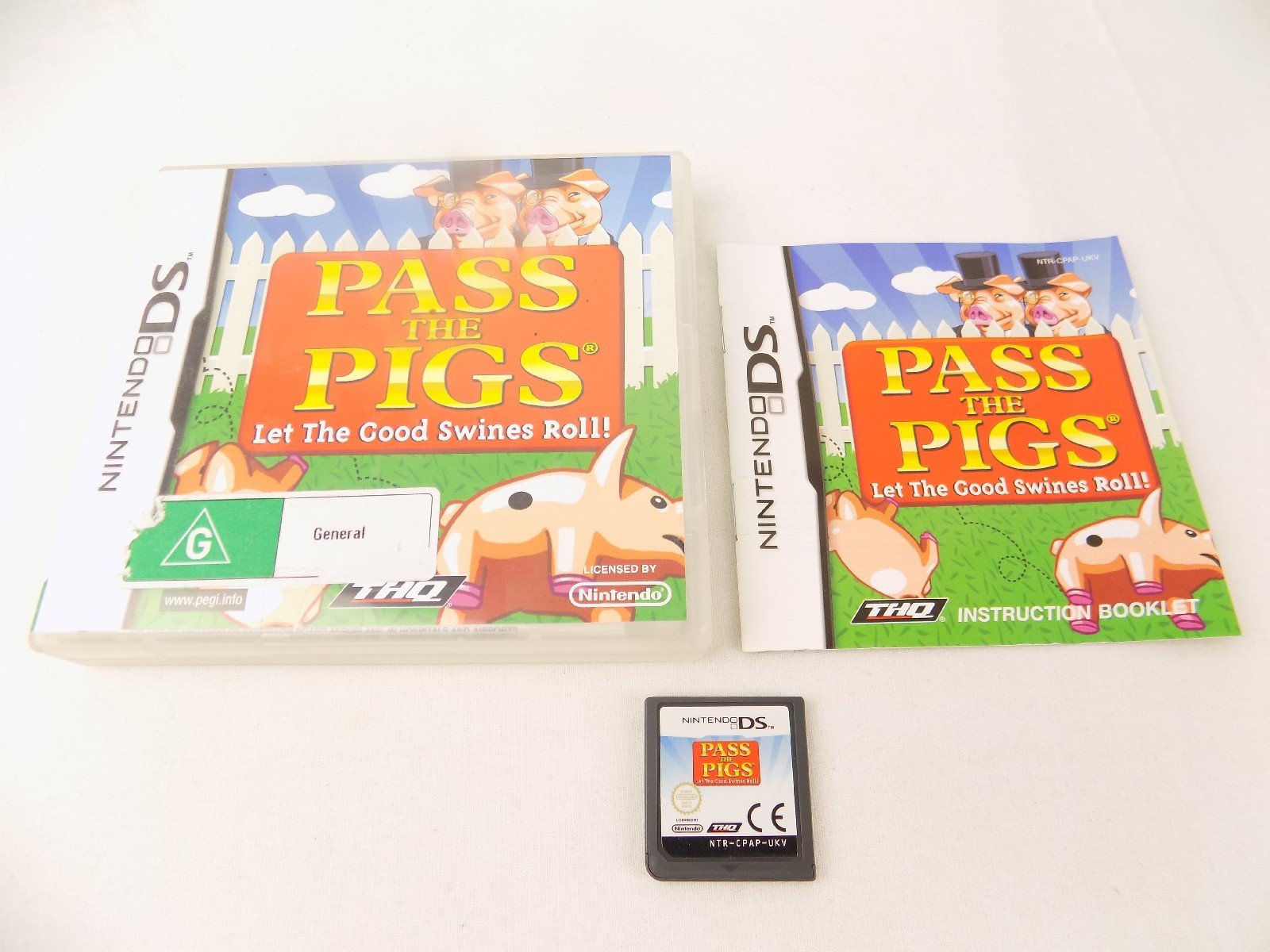 Like New Nintendo DS Pass the Pigs - Starboard Games