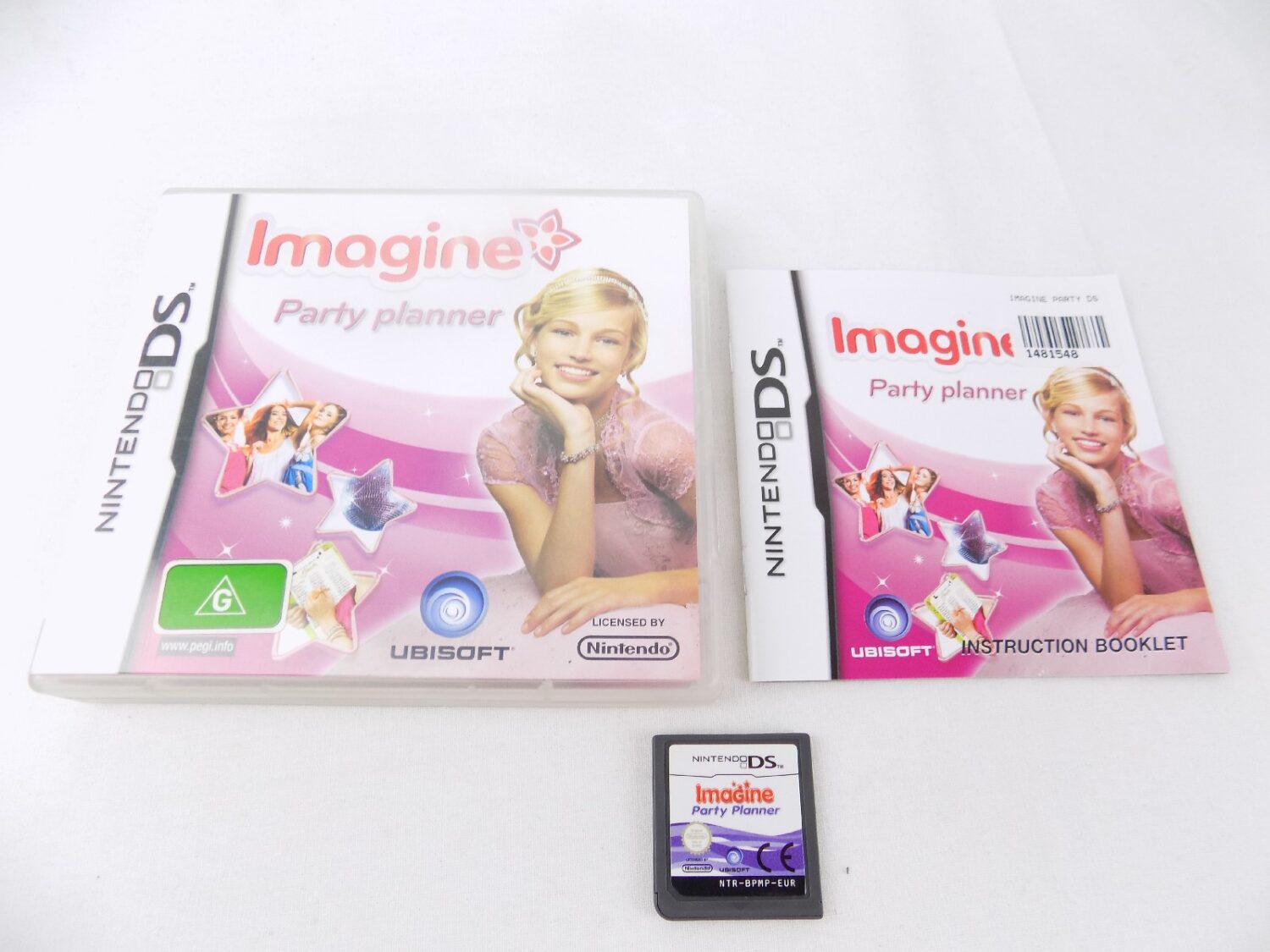 Like New Nintendo DS Imagine Party Planner Free Postage - Starboard Games