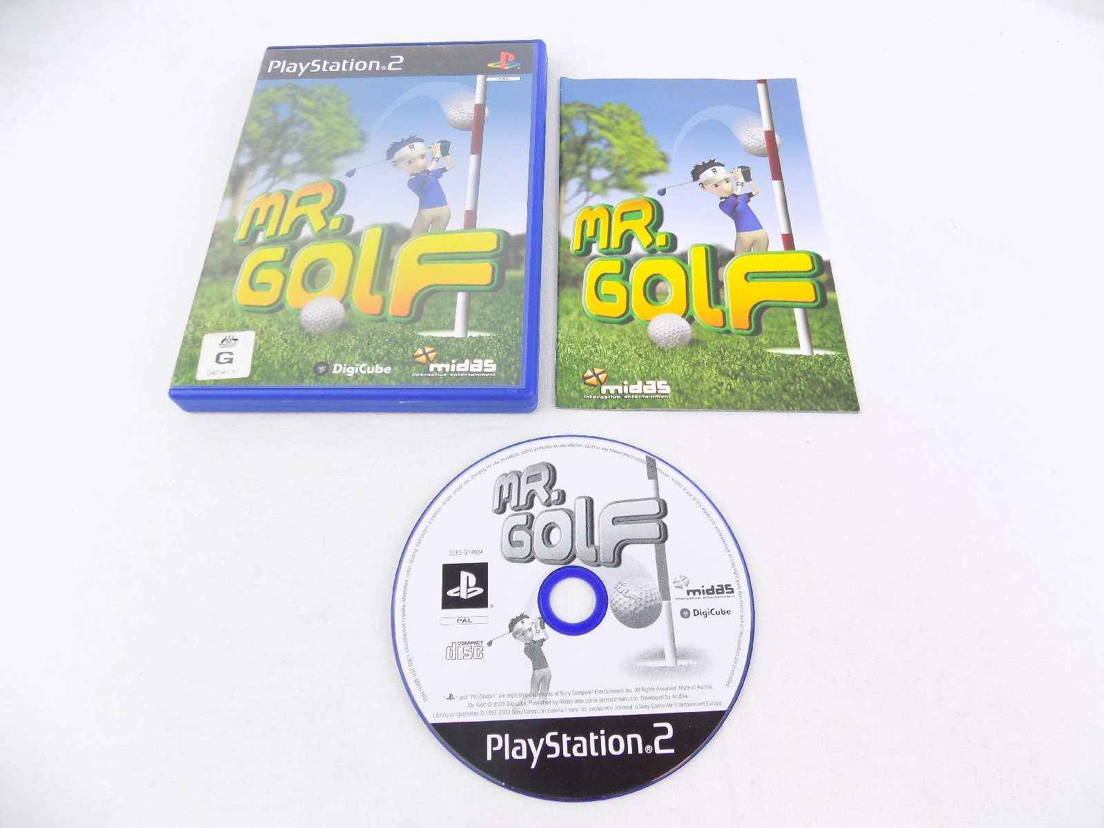 Mint Disc Playstation 2 Ps2 Mr Golf - Starboard Games