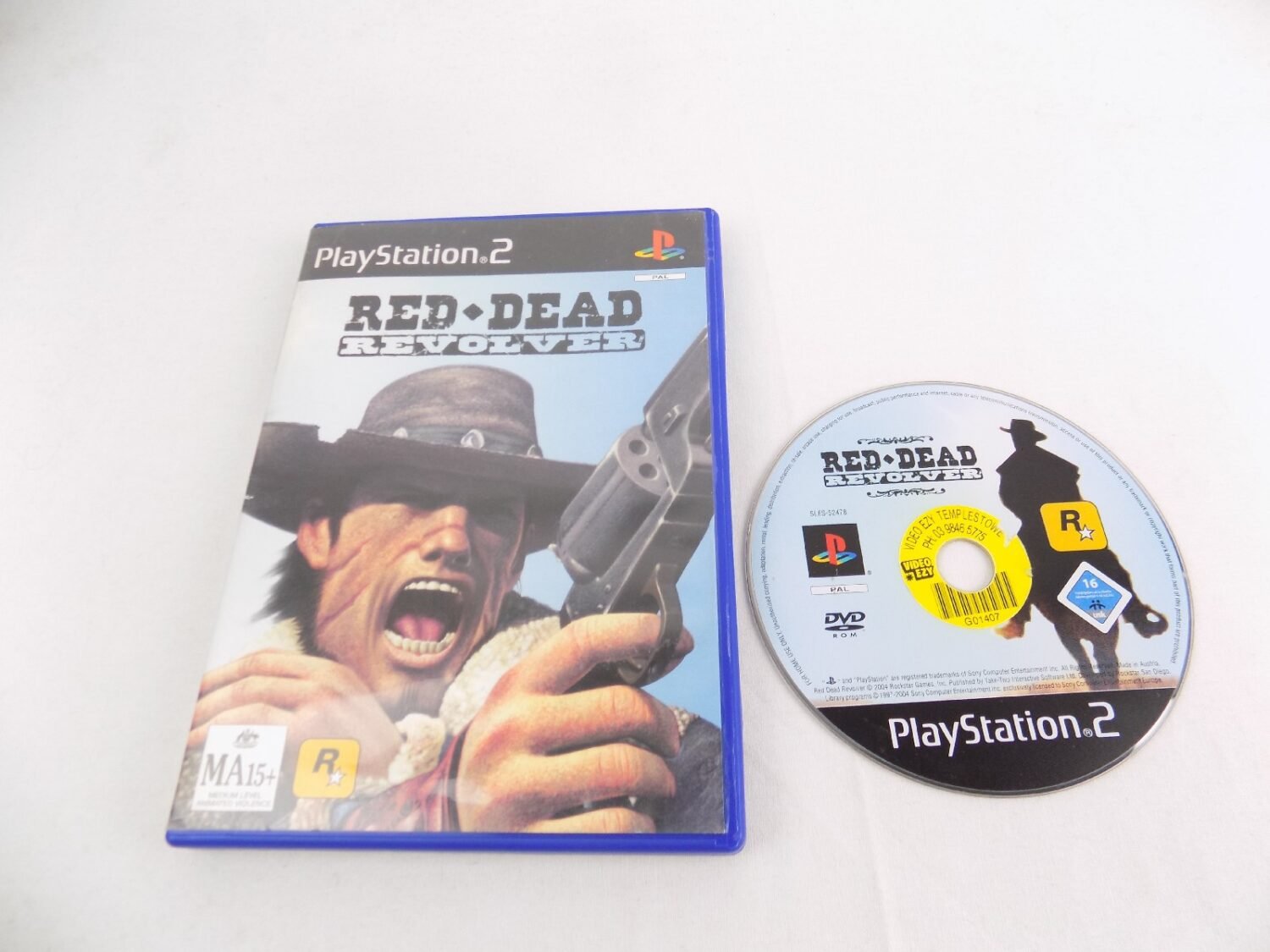 Mint Disc Playstation 2 Ps2 Red Dead Revolver - No Manual Free Postage ...