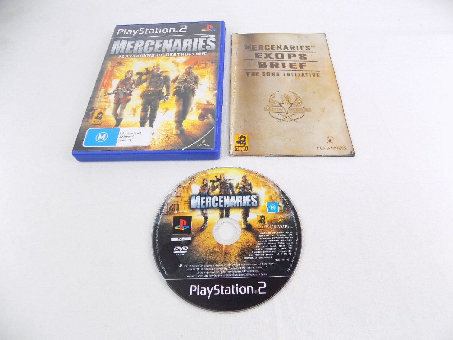 Mint Disc Playstation 2 Ps2 Mercenaries Playground of Destruction ...
