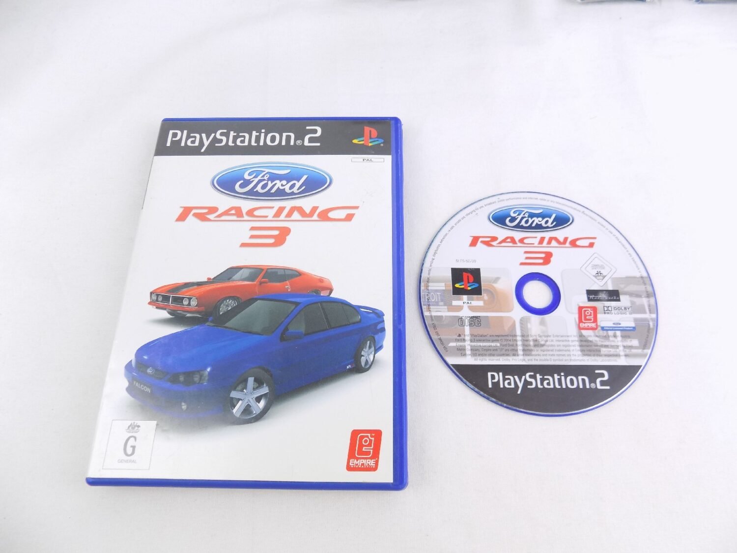 Mint Disc Playstation 2 Ps2 Ford Racing 3 III - No Manual - Starboard Games