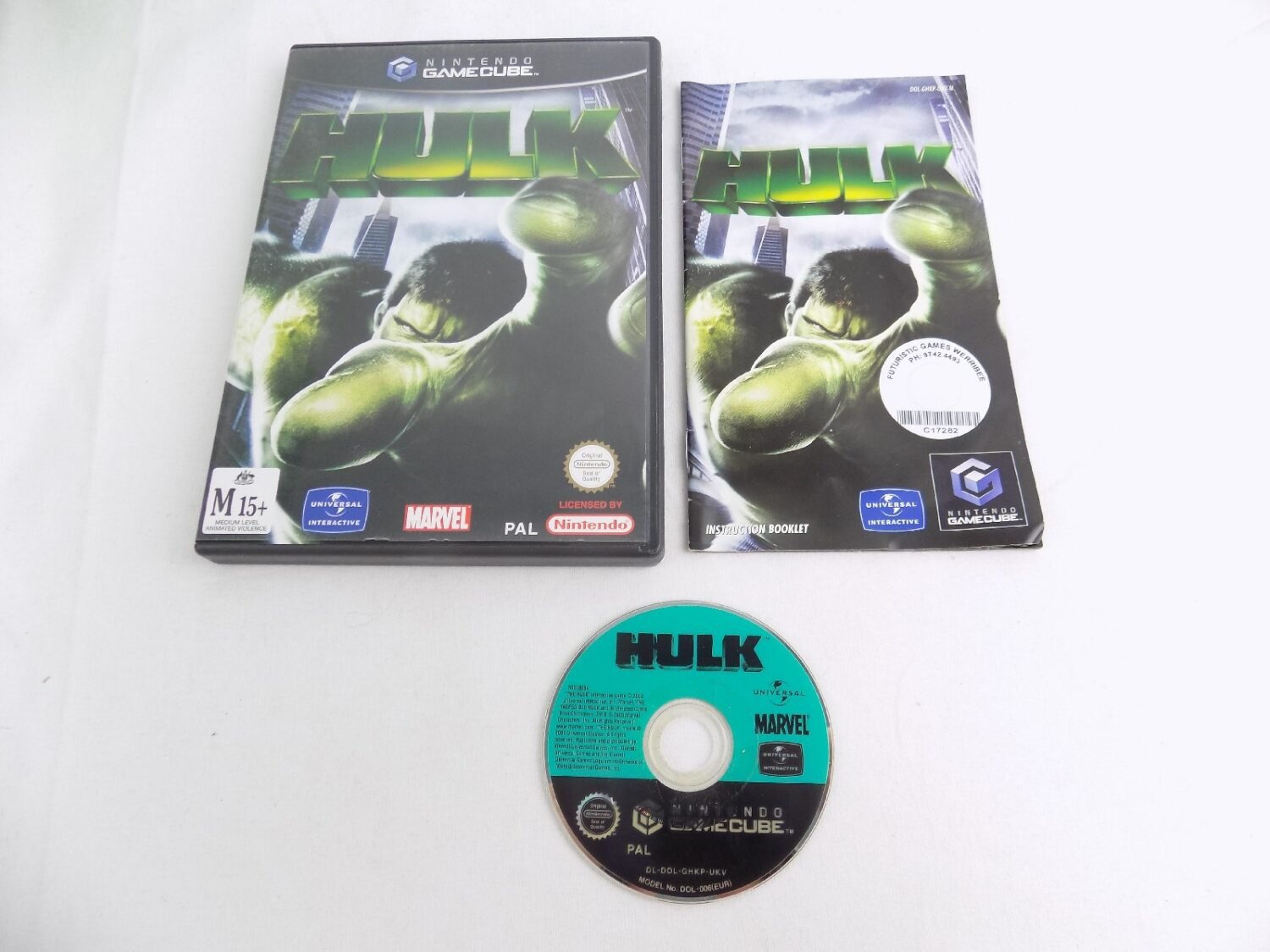 Mint Disc Nintendo Gamecube Hulk - Inc Manual Free Postage - Starboard ...