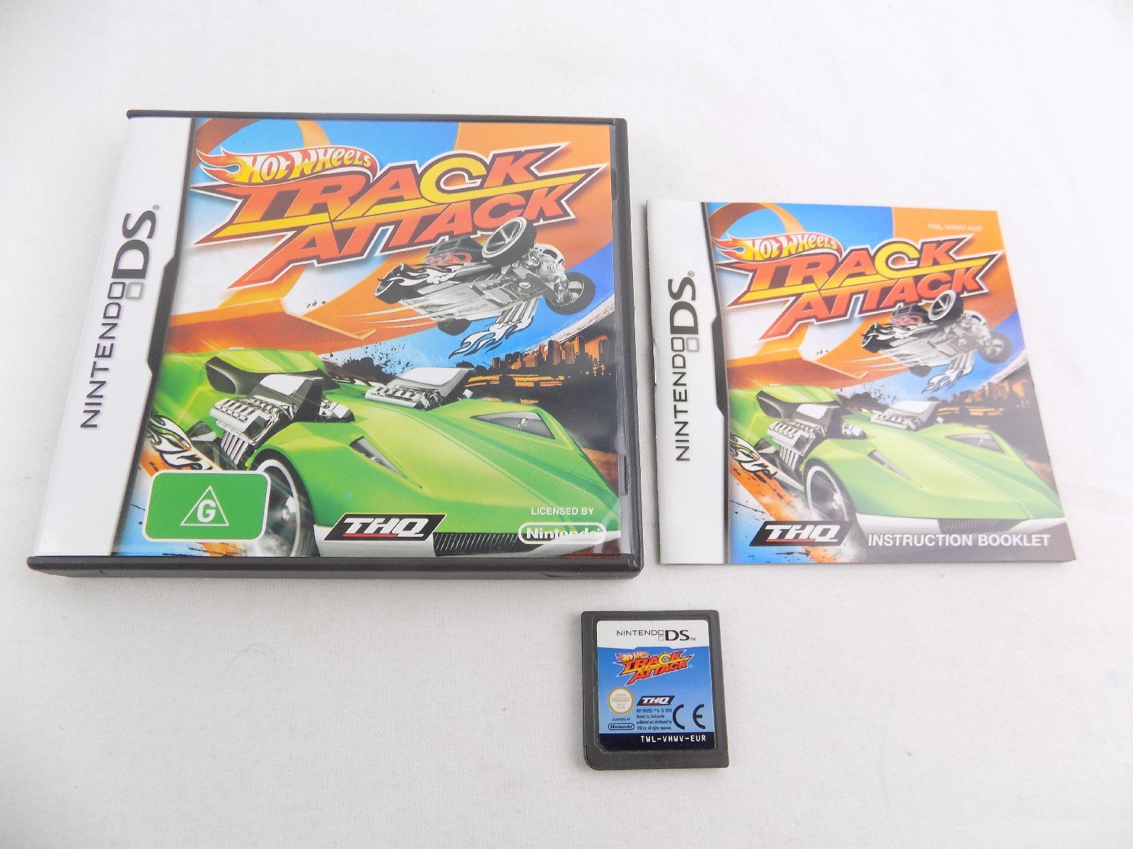 Like New Nintendo DS Hot Wheels Track Attack Free Postage - Starboard Games