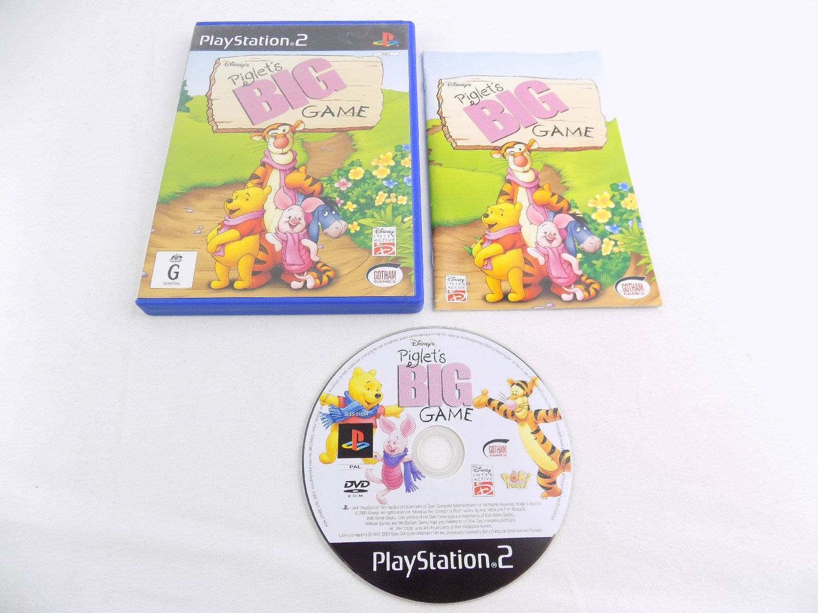 Mint Disc Playstation 2 Ps2 Disney’s Piglet’s Big Game – Inc Manual ...