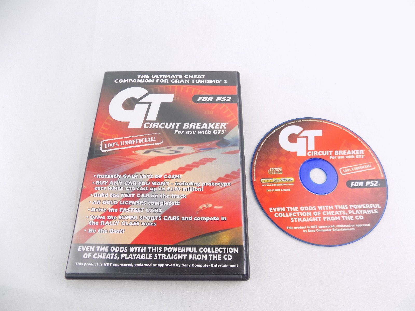 Mint Disc Playstation 2 Ps2 GT Circuit Breaker GT3 - Starboard Games