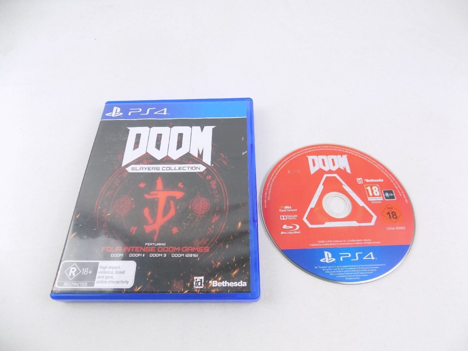 Mint Disc Playstation 4 Ps4 Doom Slayers Collection - Starboard Games
