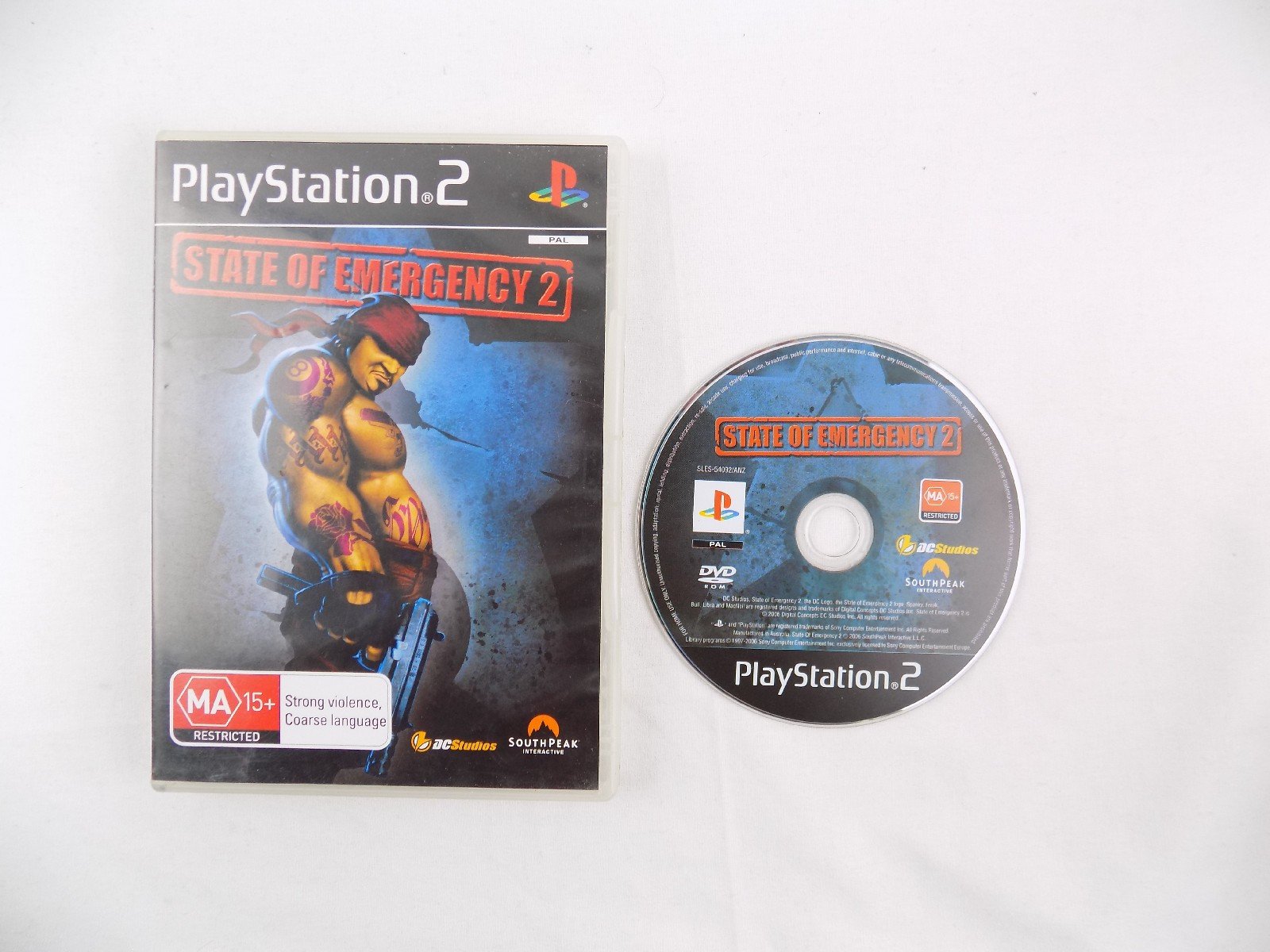Mint Disc Playstation 2 Ps2 State of Emergency 2 - No Manual Free ...