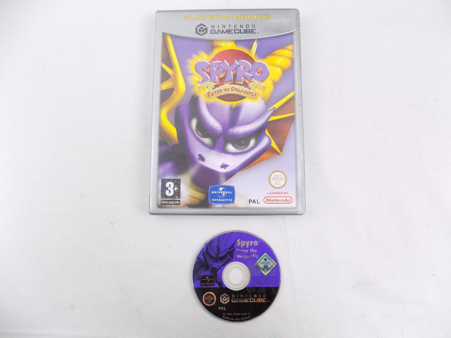 Mint Disc Nintendo Gamecube Spyro: Enter The Dragonfly - No Manual ...