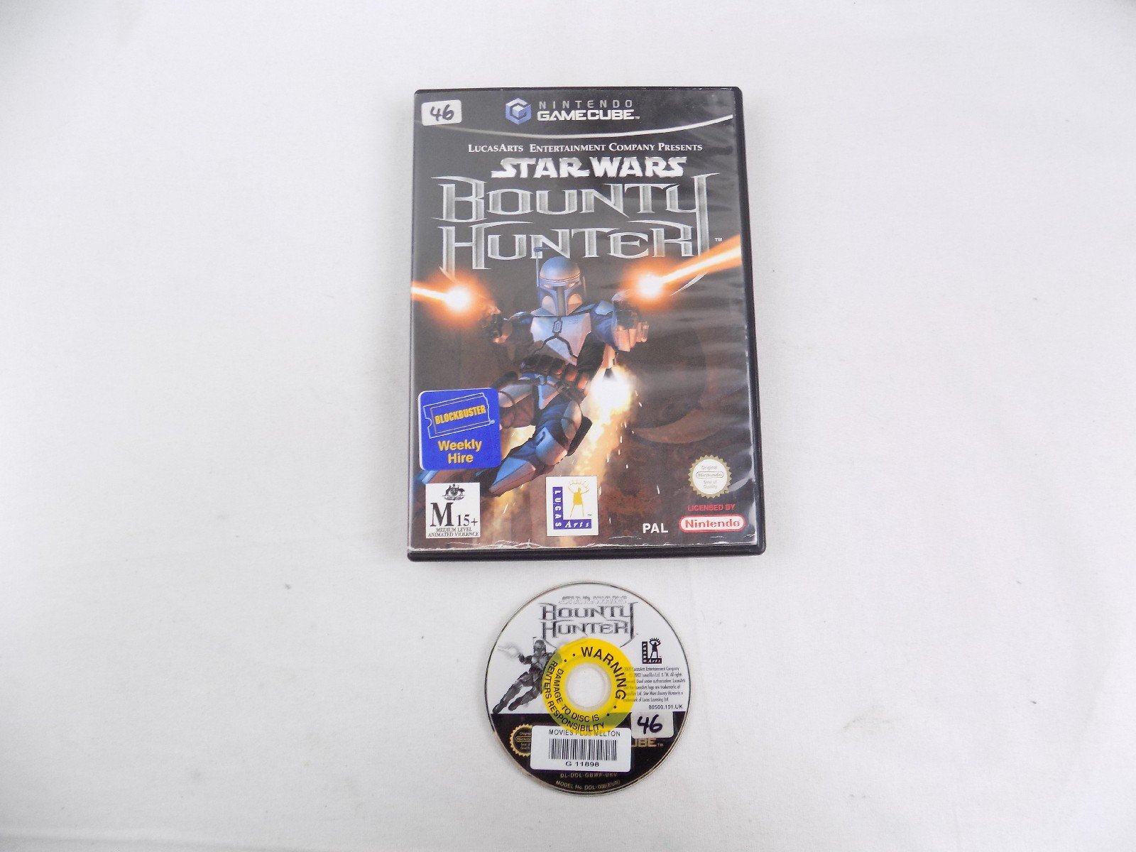 Mint Disc Nintendo Gamecube Star Wars Bounty Hunter - Starboard Games