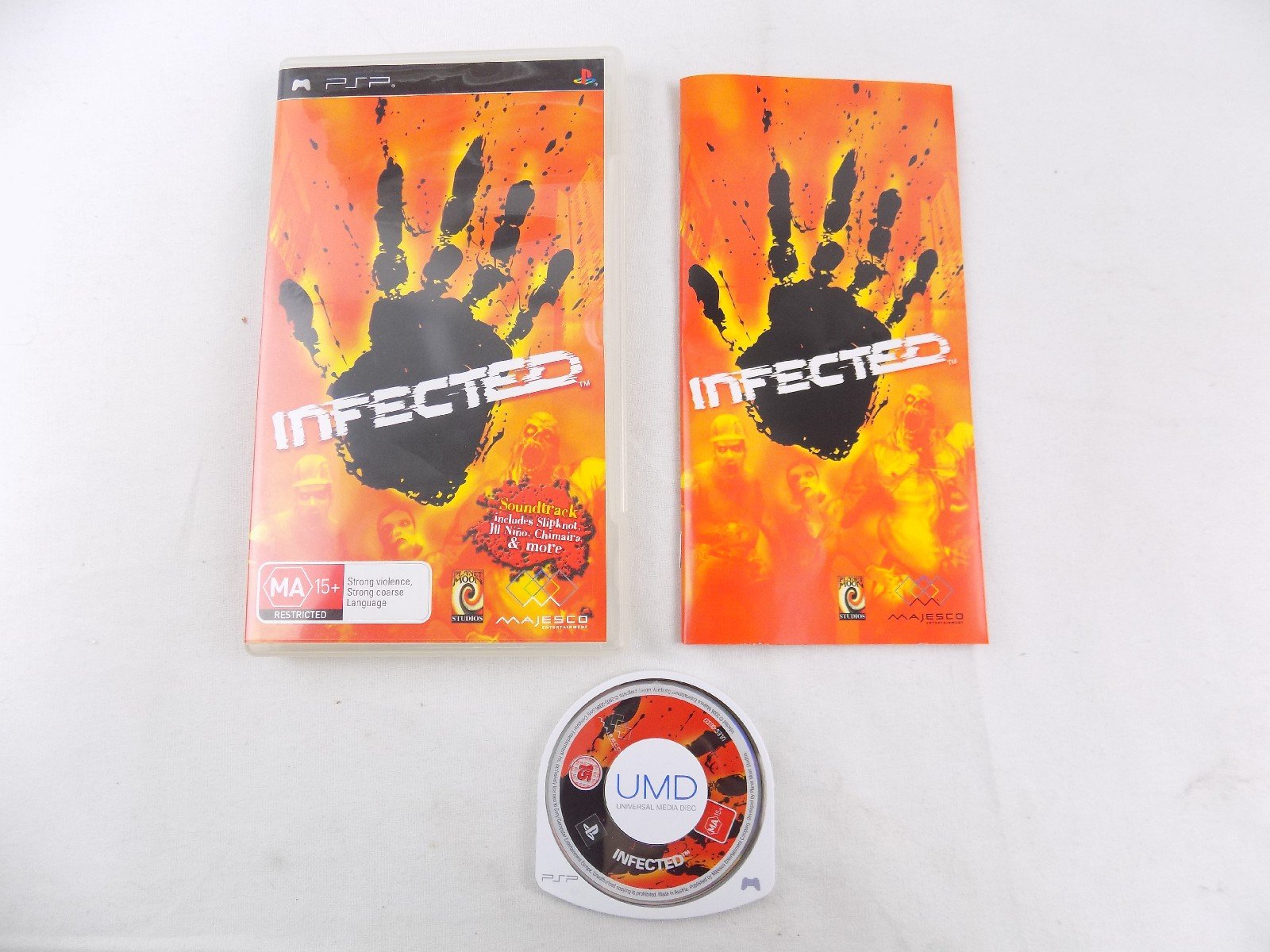Playstation Portable PSP Infected - Inc Manual Free Postage - Starboard ...